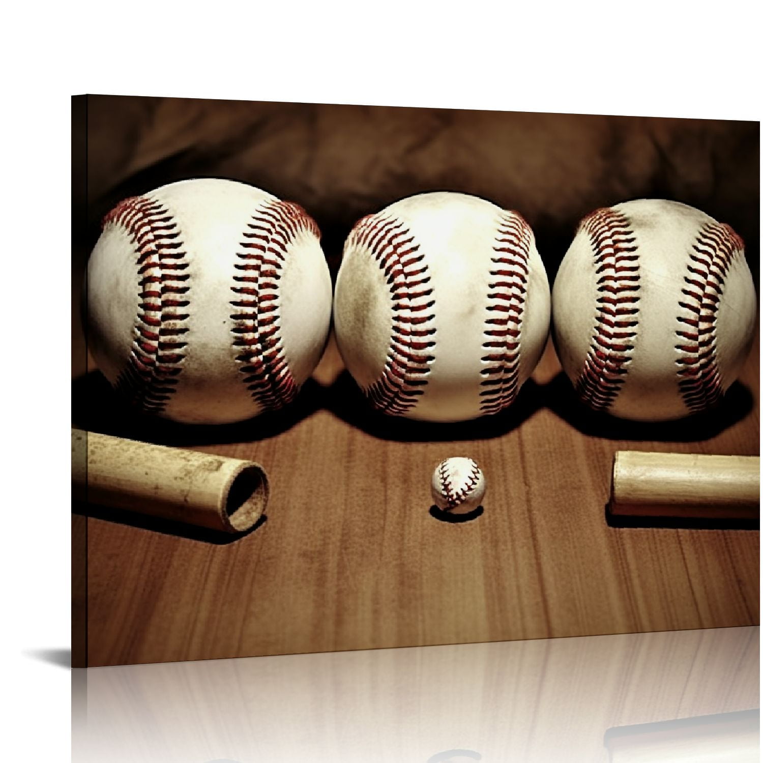 Nawypu Inspirational Baseball Wall Art Motivation Quotes Sports Canvas ...