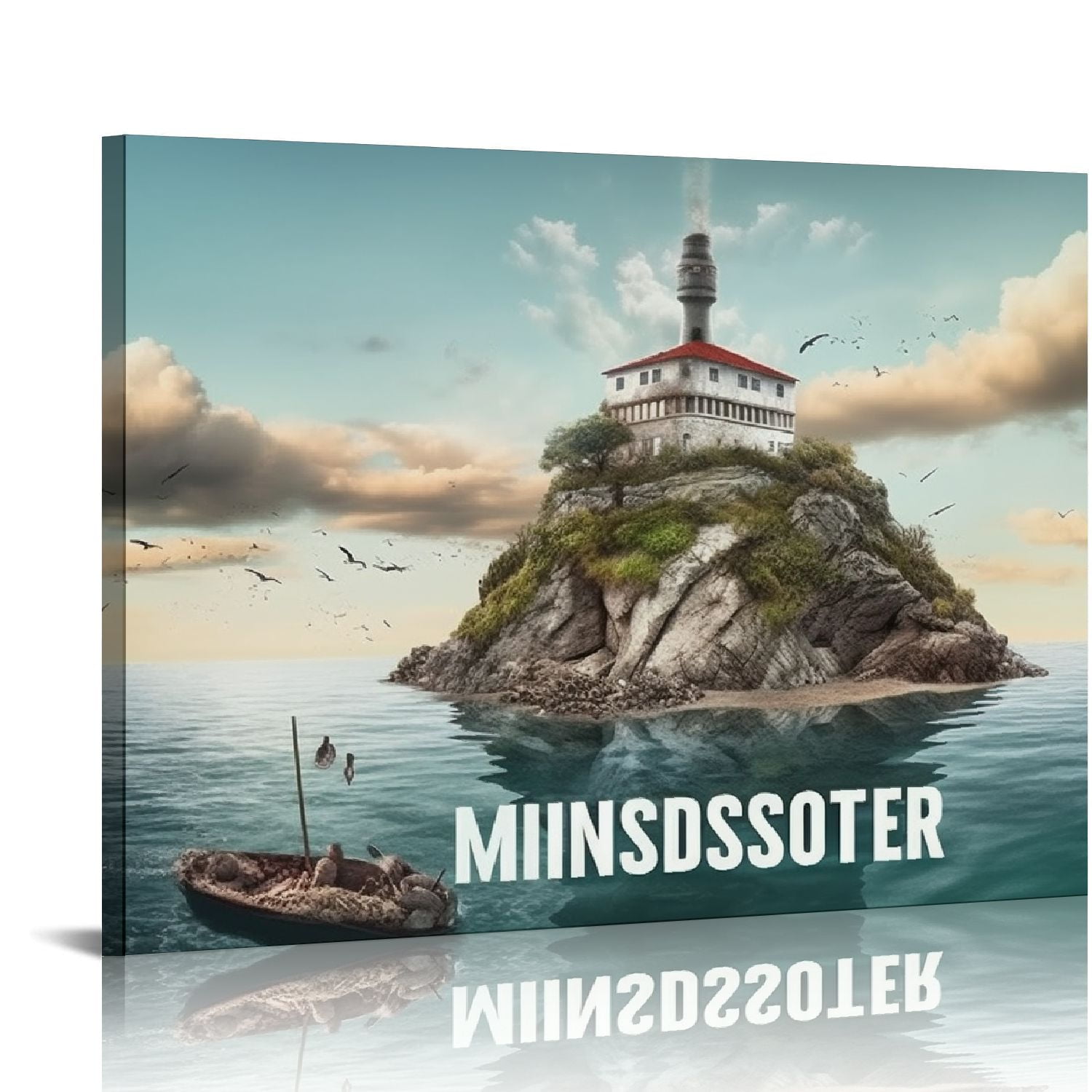 Nawypu Inspirational Canvas Wall Art - Motivational Quotes MINDEST IS ...