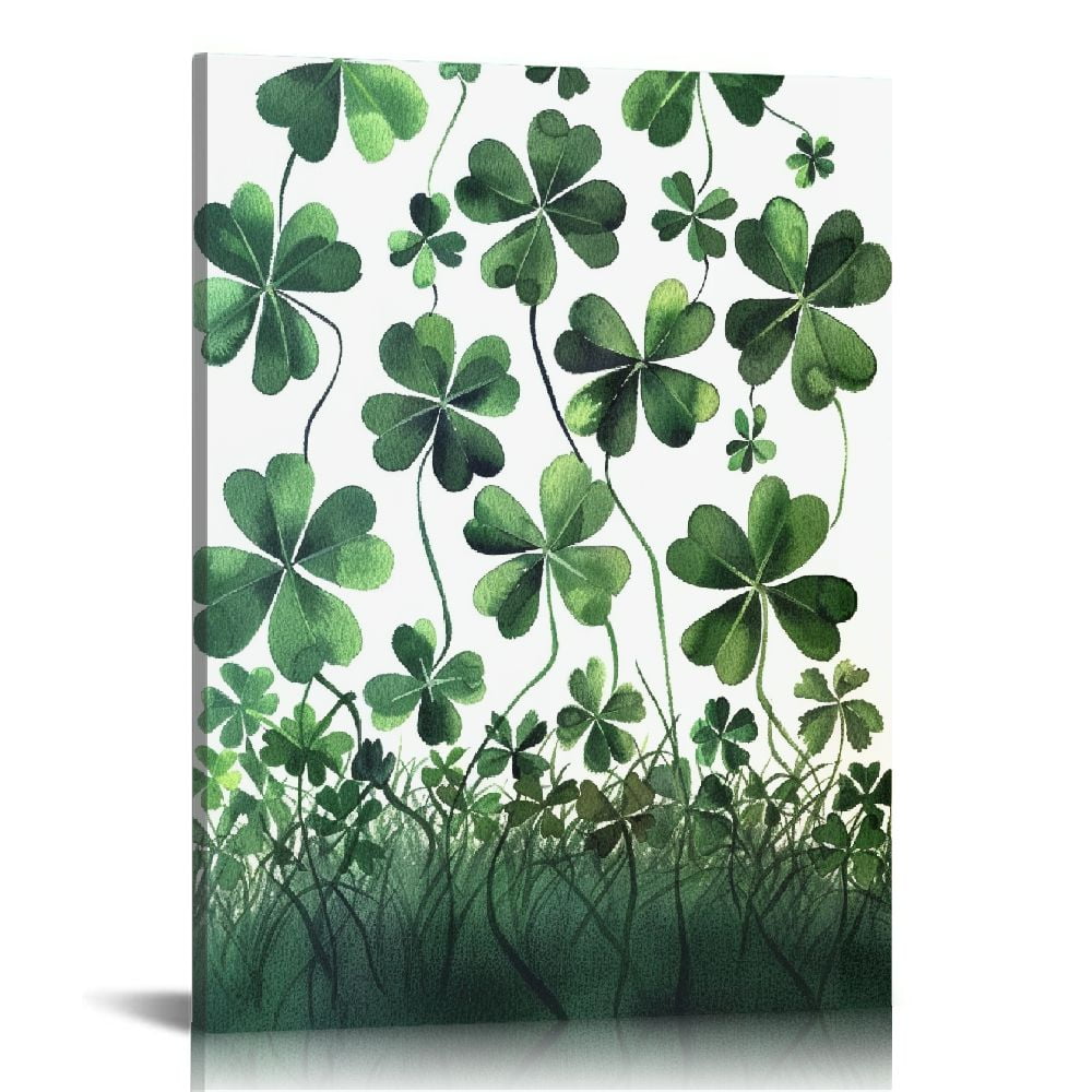 Nawypu Inspirational Quote Wall Art Canvas Print Green Plants Picture ...