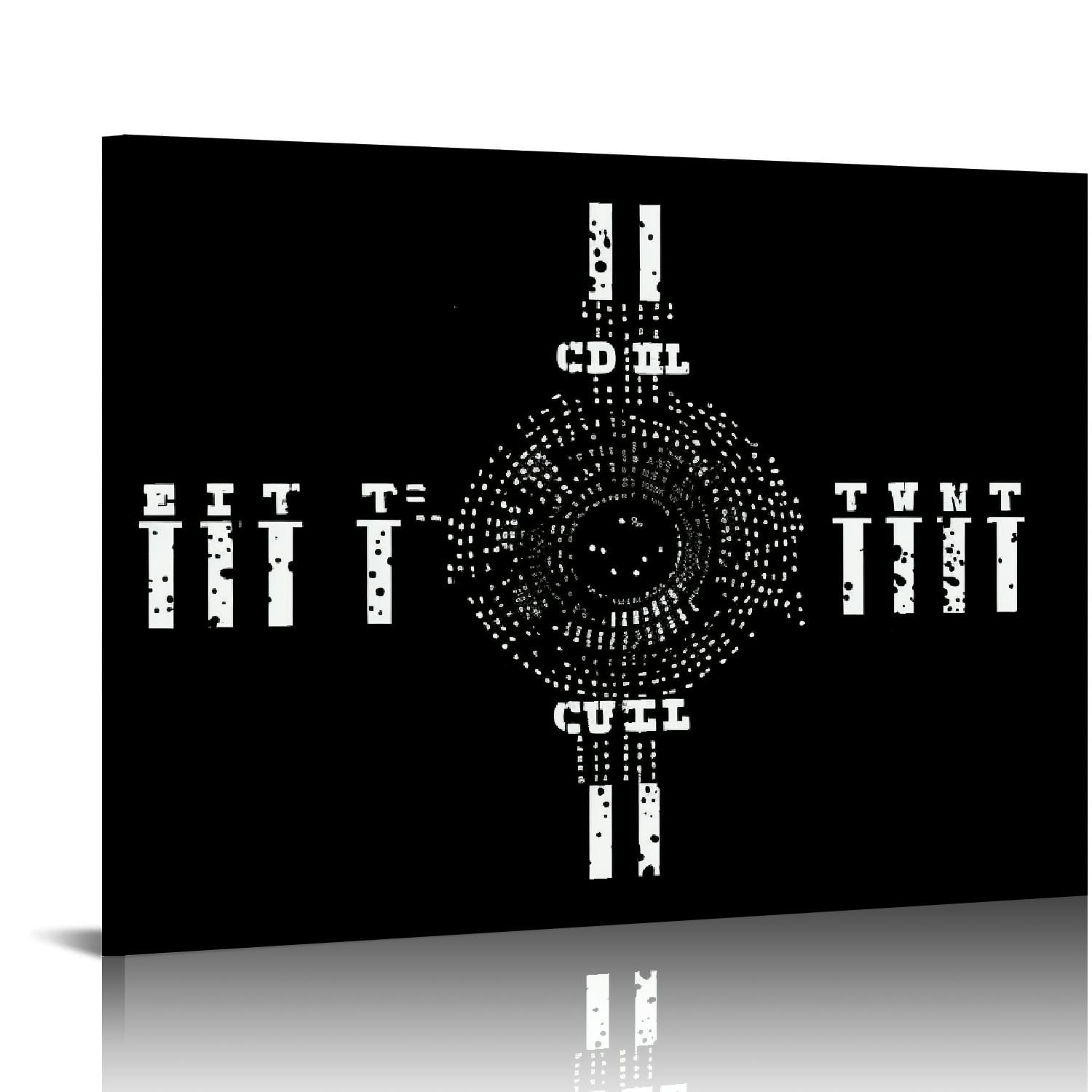 Nawypu Inspirational Quotes CTRL ALT DEL Black Artwork Canvas Prints ...