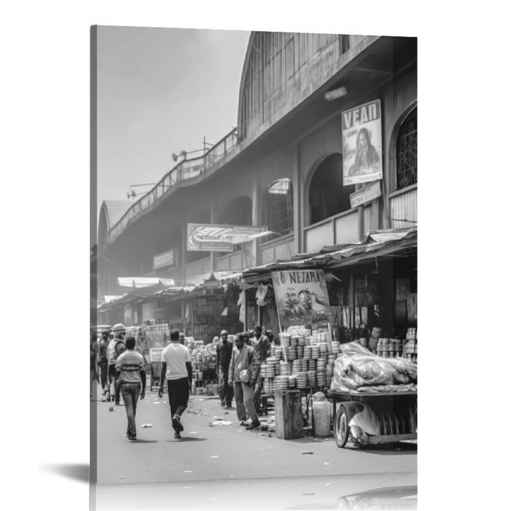 Nawypu Ivory Coast Poster Black And White Print, Ivory Coast Wall Art ...