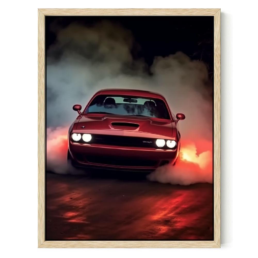 Nawypu JDM Car Poster Muscle Car Challenger Poster Decorative Painting ...