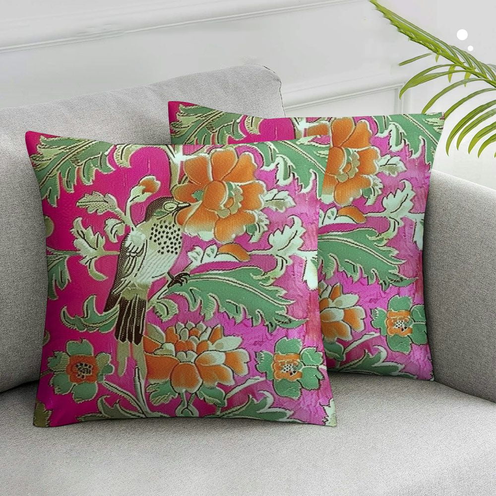 Nawypu - Jacquard dopian Multi Colour Cushion Cover 2 pcs - Walmart.com