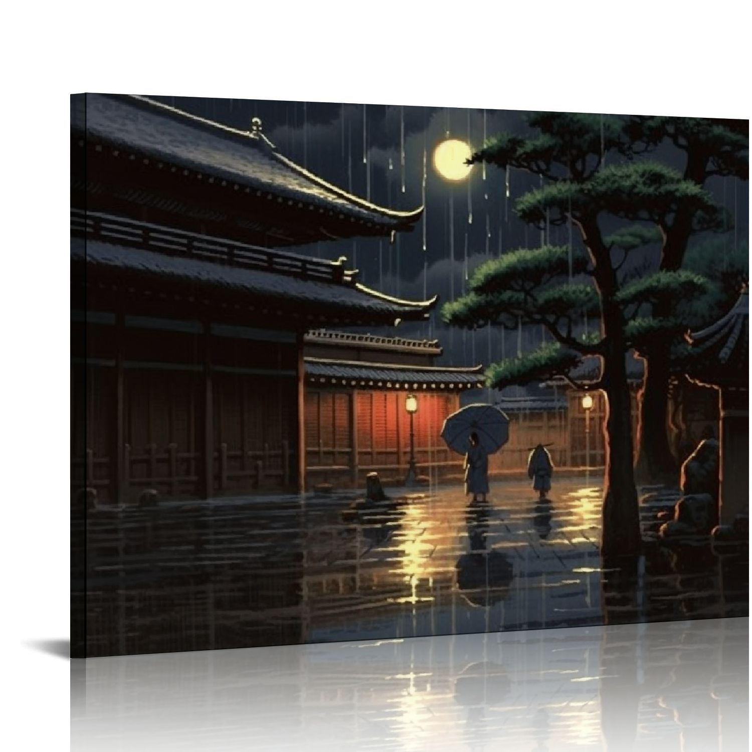 Nawypu Japanese Art Print - Sengakuji Temple at Takanawa in Tokyo by ...