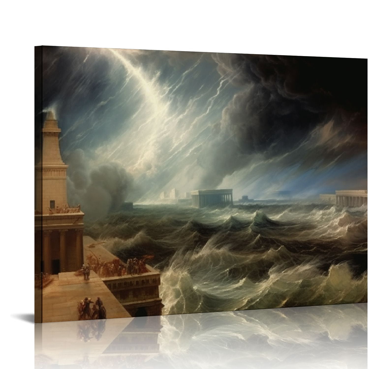 Nawypu John Martin Seventh Plague of Egypt Poster Decorative Painting ...