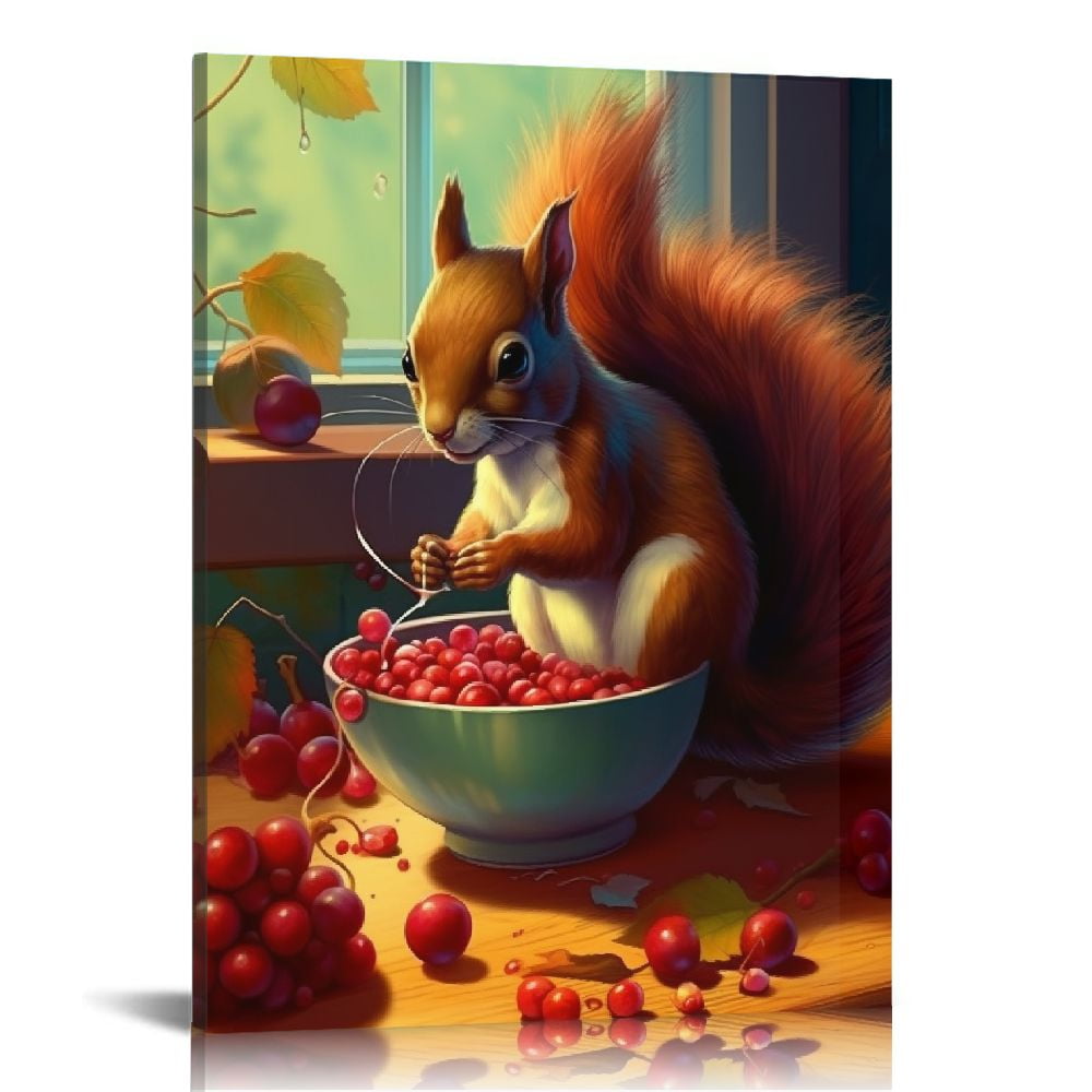 Awypu Kitchen Canvas Wall Art For Living Room Bedroom Decor,A Cooking ...