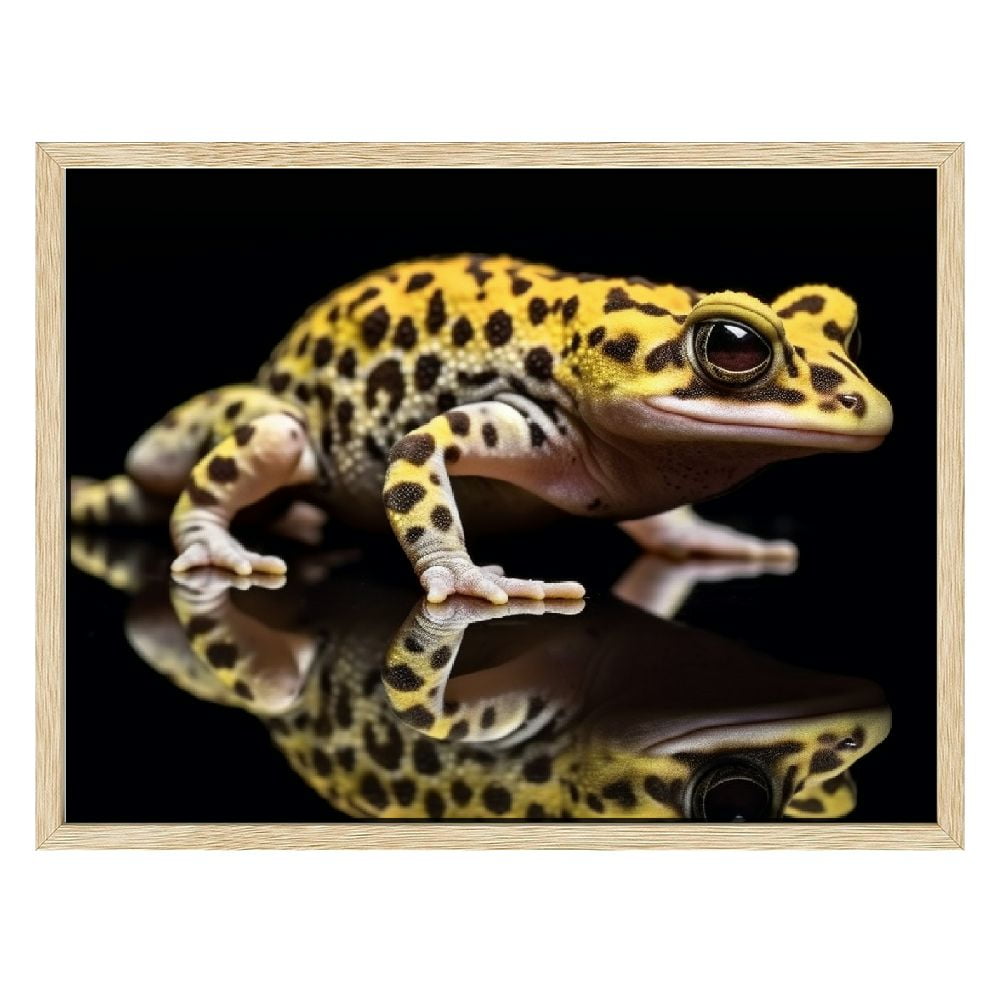 Nawypu LEOPARD GECKO GLOSSY POSTER PICTURE PHOTO PRINT Lizard Reptile A Poster Canvas Prints ...