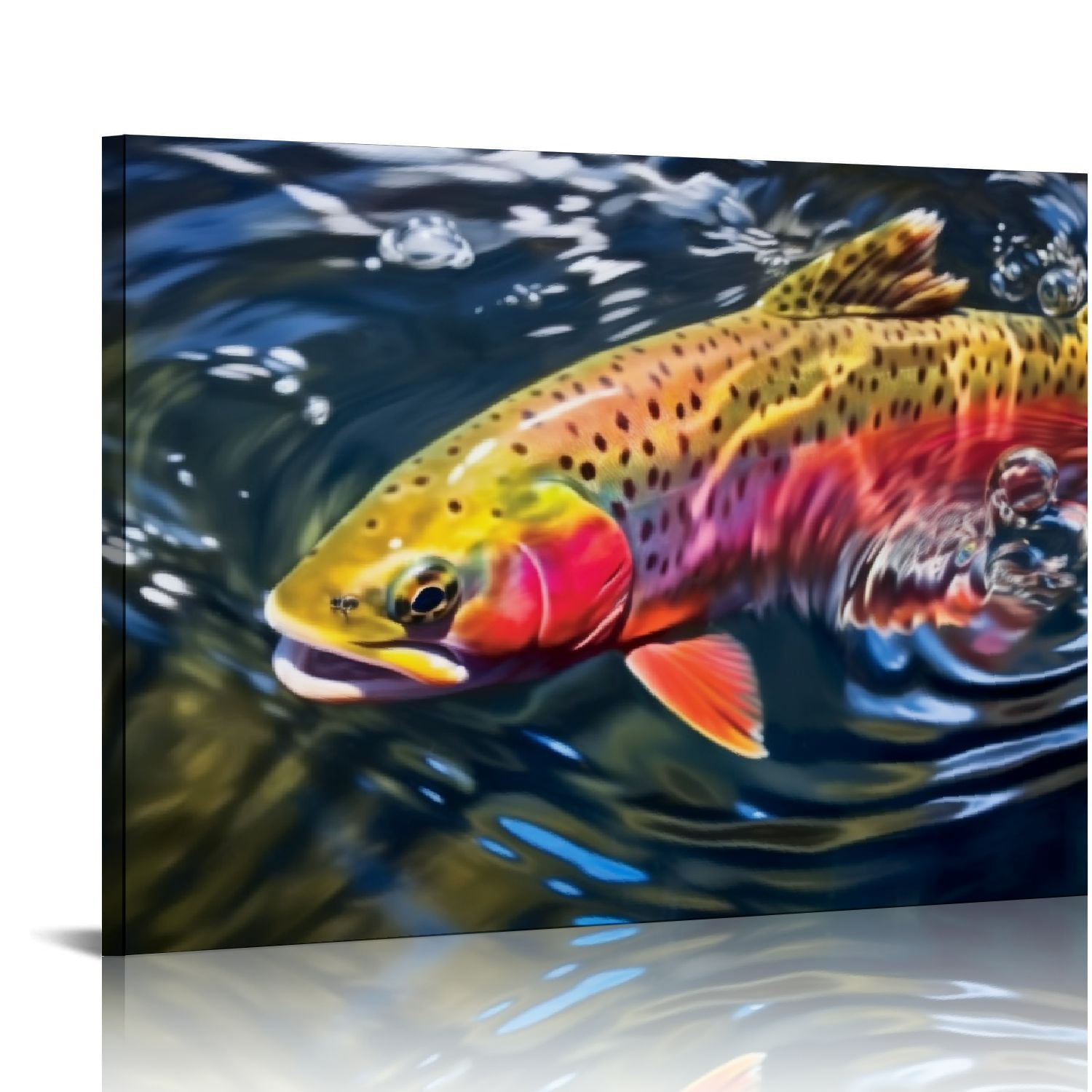 Nawypu Large Framed Wall Art Ready to Hang 20x16 inch wild pacific ...