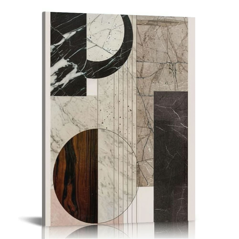 Nawypu Large Geometry Wall Art Modern Abstract Paintings Canvas Gallery ...