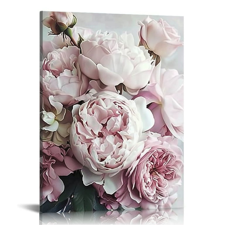 Large Flower Paintings On Canvas