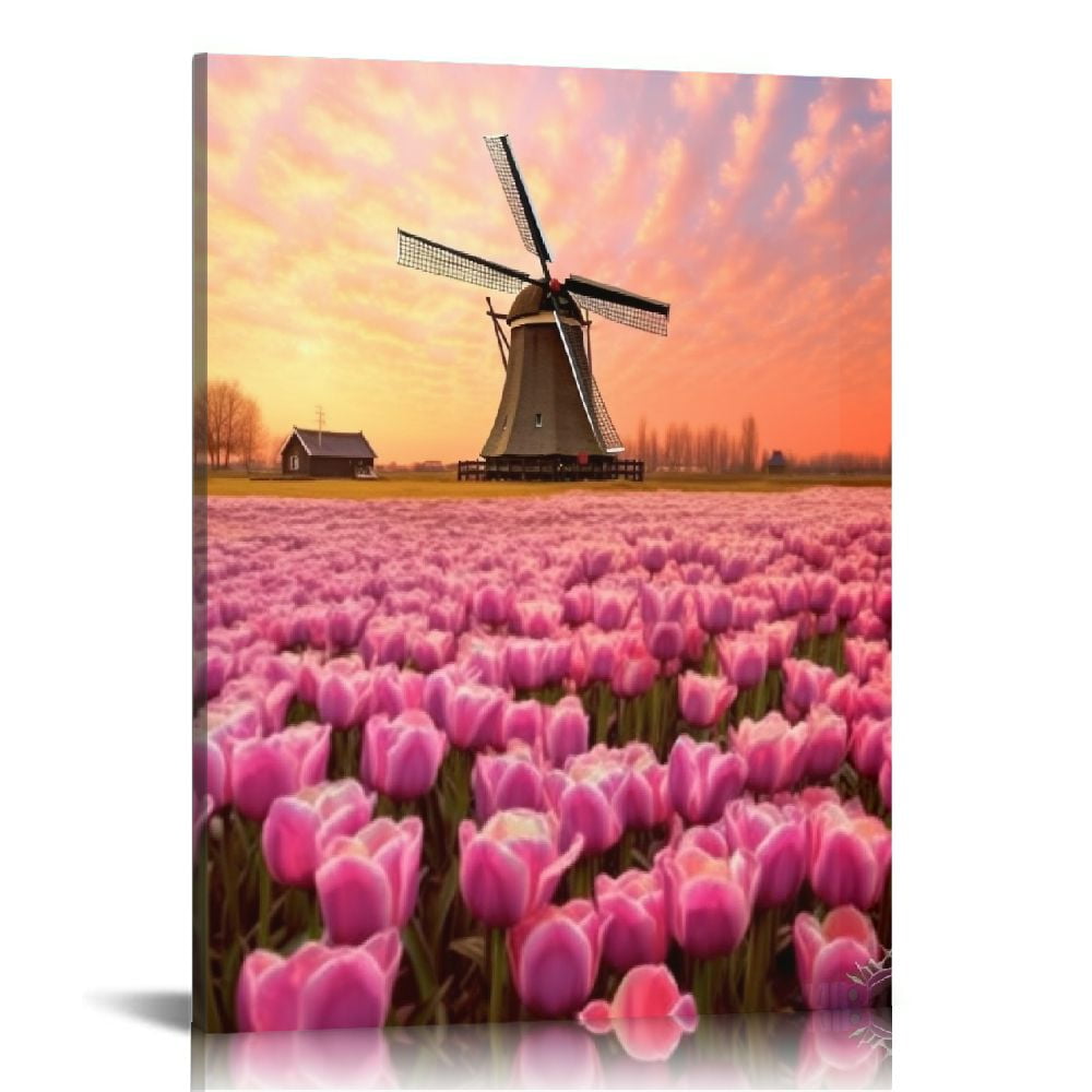 Nawypu Large Travel City Canvas Wall Art Vintage Travel Posters Trendy ...