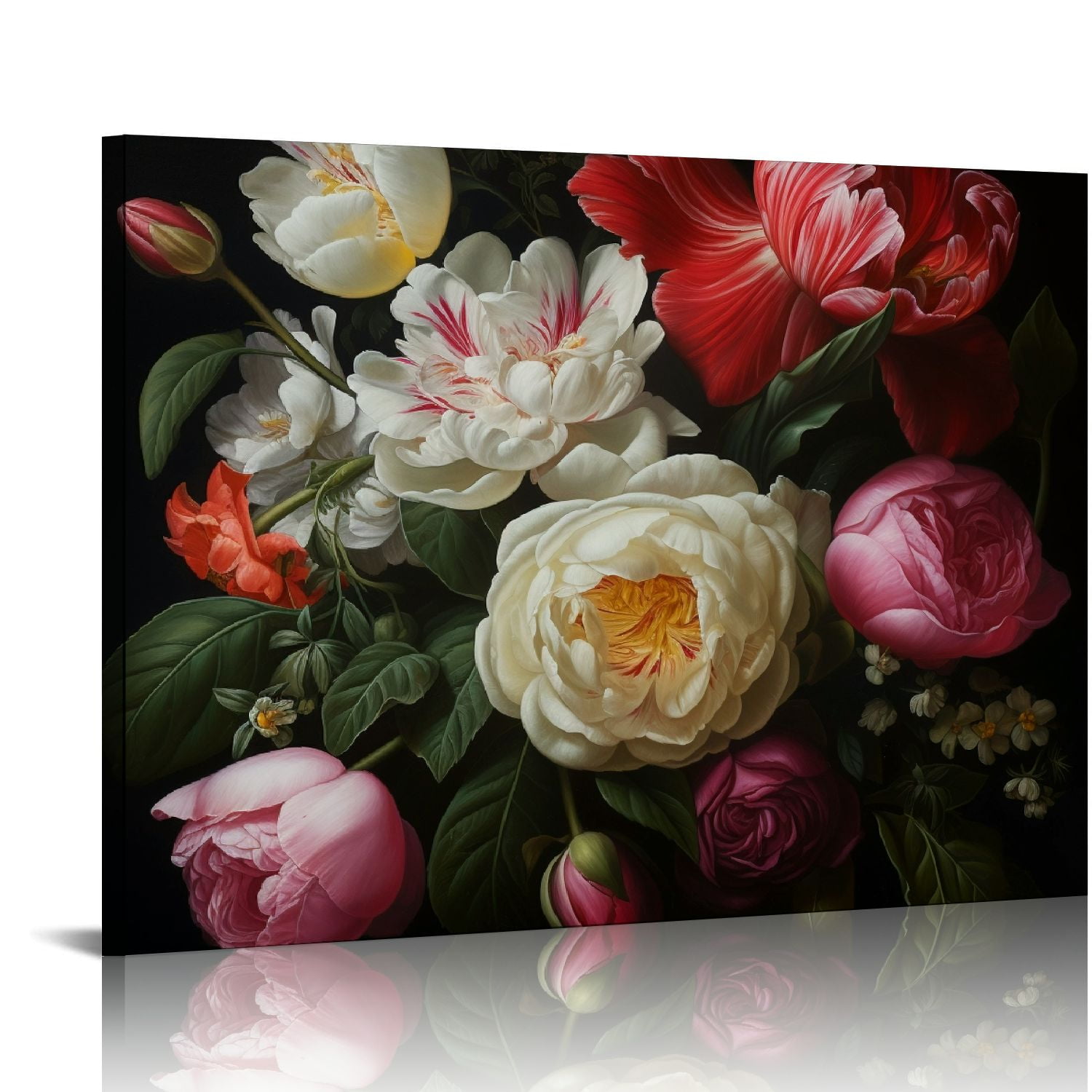 Nawypu Large Wall Art Flowers Canvas Prints Home Decor Colorful ...
