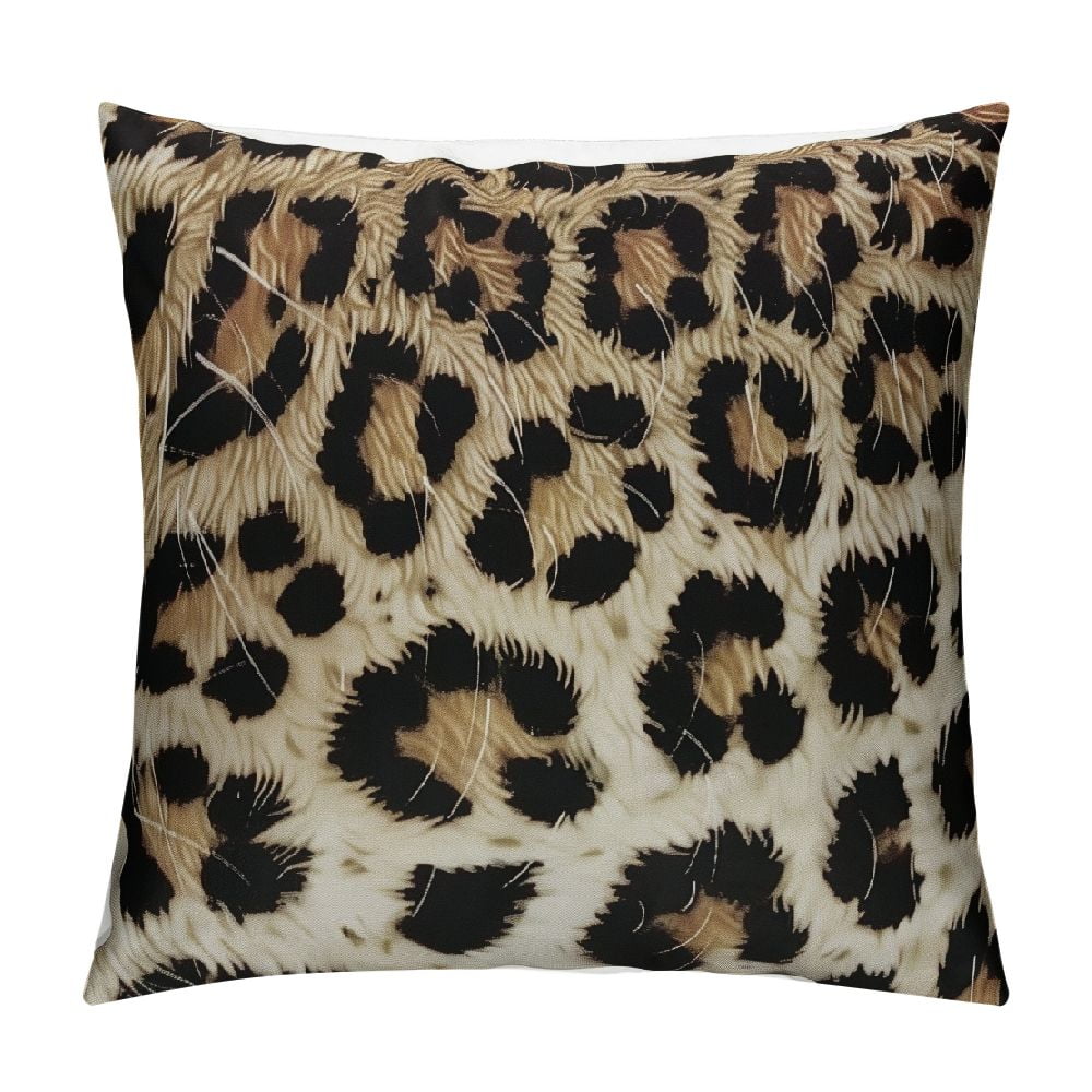 TIAOTIAOHOU Leopard Animal Skin Throw Pillow Cover Cheetah Spotted ...