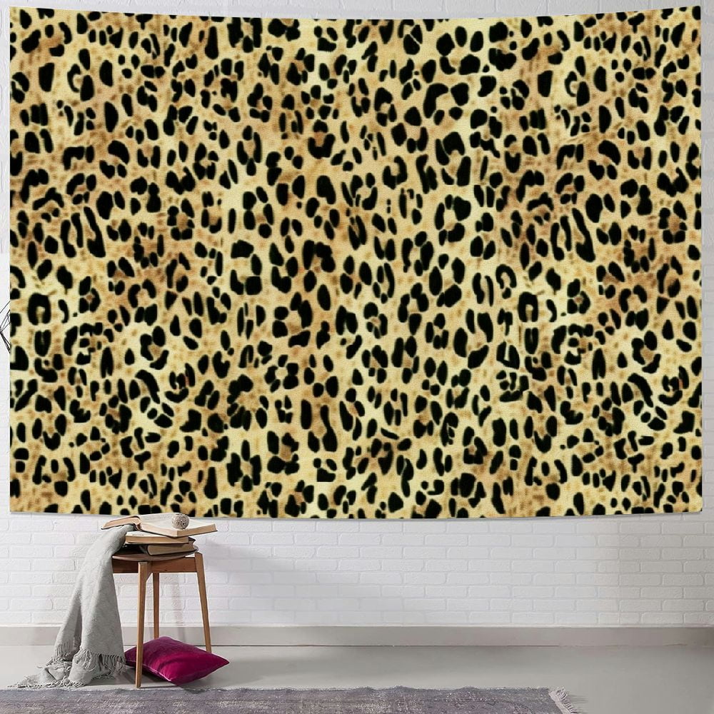 Nawypu Leopard Print Tapestry King Size, Spotty Jungle Savannah Feline ...