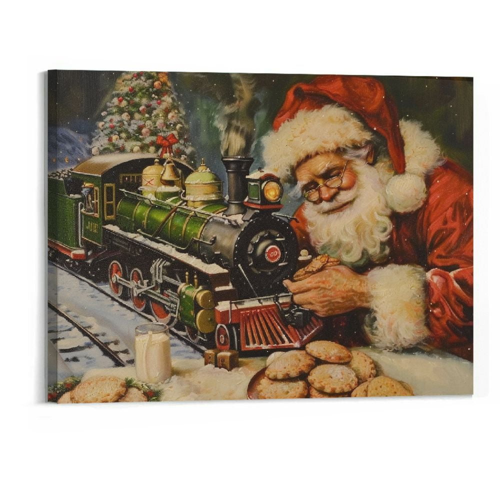 Nawypu Letter To Santa Claus Christmas Canvas Print Picture Wall Art ...