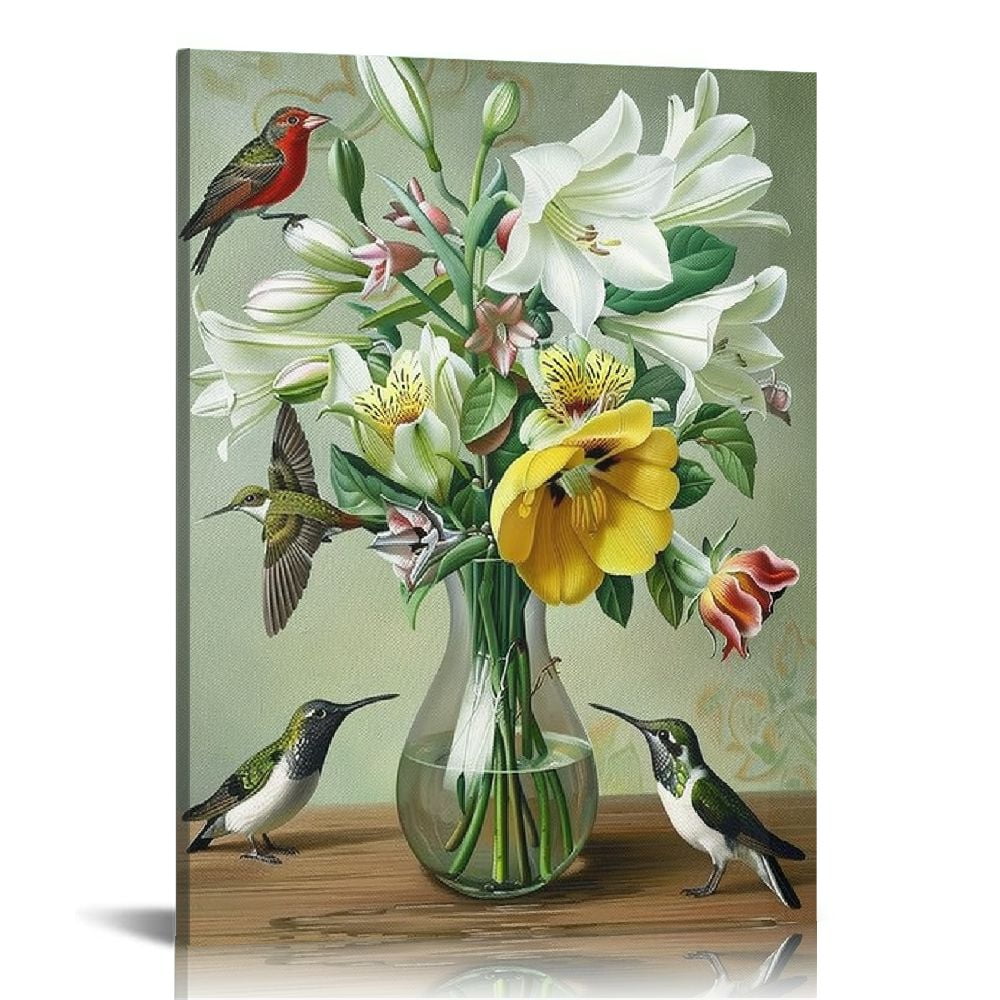 Nawypu Lily Bathroom Wall Art Bathroom Decor Wall Art Hummingbird ... Nawypu Lily Bathroom Wall Art Bathroom Decor Wall Art Hummingbird ...