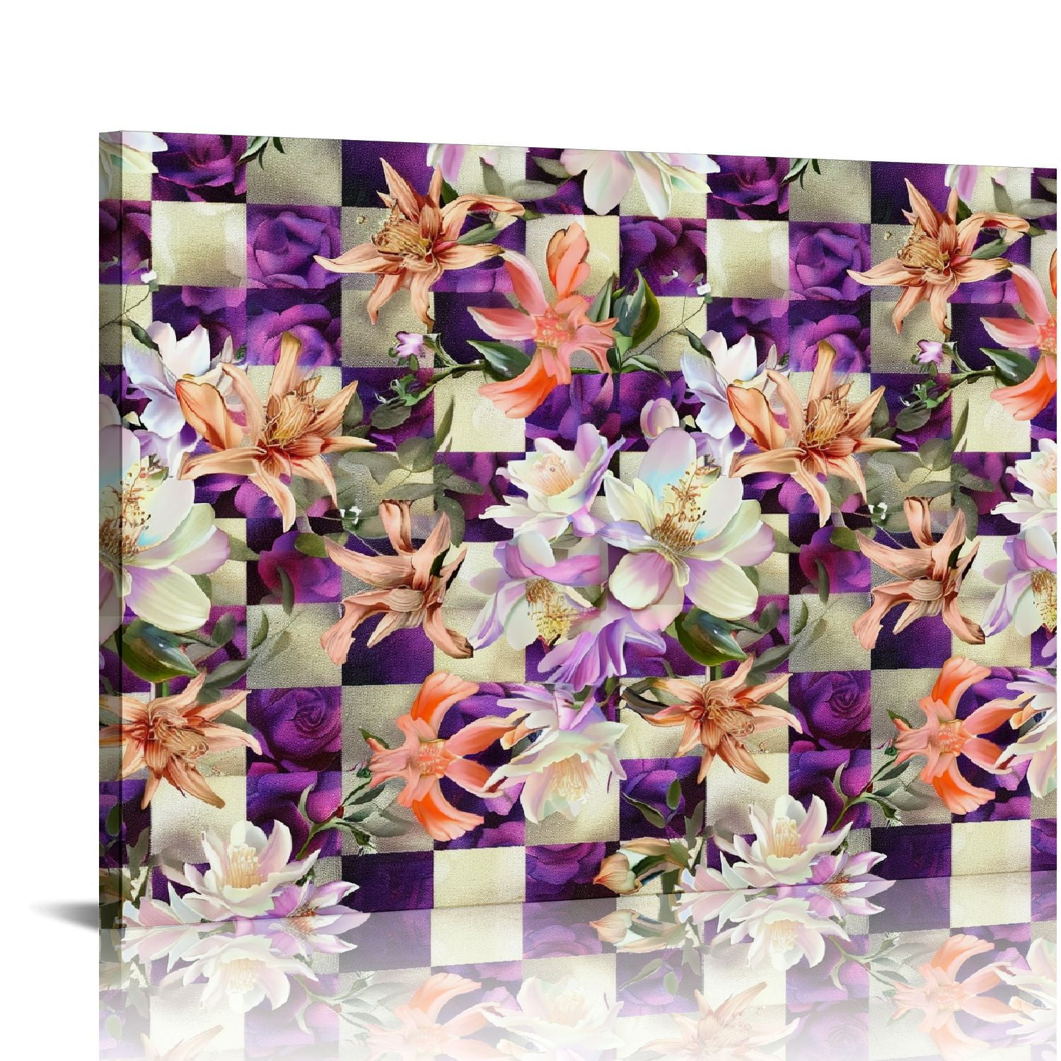 Nawypu Lily Flower Wall Art for Living Room/Bedroom, Canvas Bathroom ... Nawypu Lily Flower Wall Art for Living Room/Bedroom, Canvas Bathroom ...