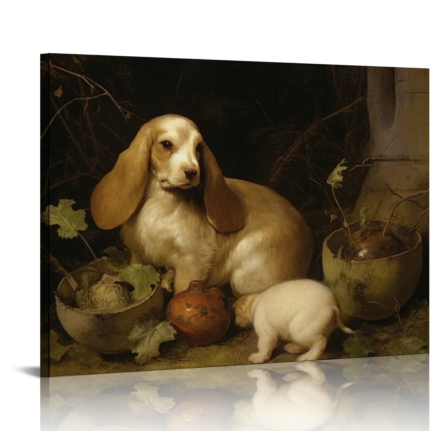 Nawypu Lost Cabin Lop Eared Rabbits | Print in Black Flat Frame | Fine ...
