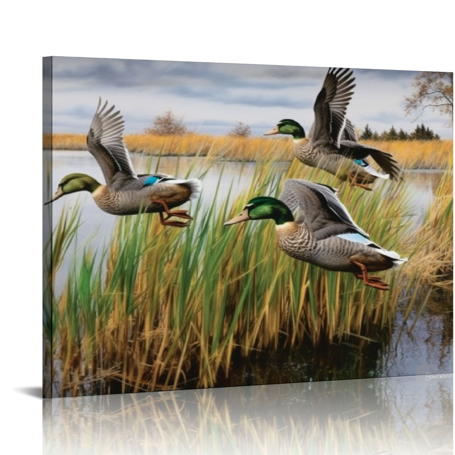 Nawypu Mallard Duck Drake Duck Flying Duck Hunting Duck Lake Michigan Waterfowl Art Nature ...