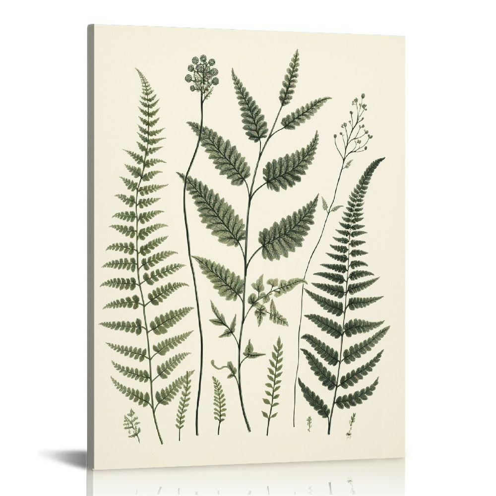 Nawypu Marijuana Plant Leaves Drawing Minimalist Smoking Weed Canvas ...