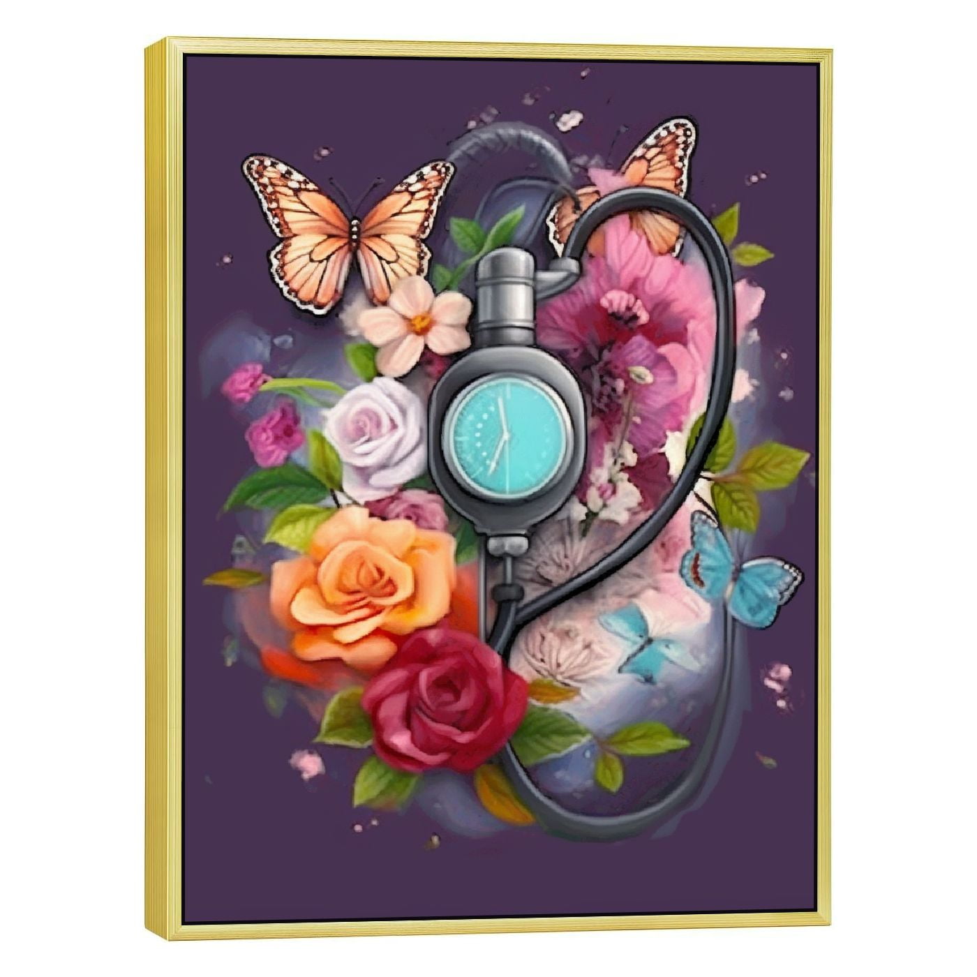 Nawypu Medical Paintings Canvas Wall Art Stethoscope Canvas Picture ...
