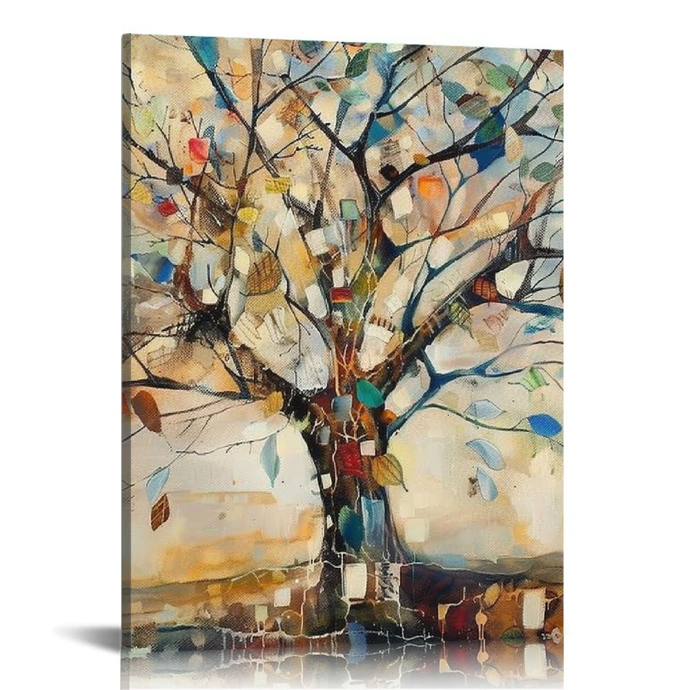 Nawypu Merkaba Tree Canvas Wall Art Print, Tree Artwork - Walmart.com