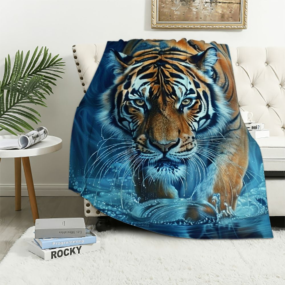 ONETECH Blanket Wild Animal Print Throw Blankets for Couch Sofa Bed ...