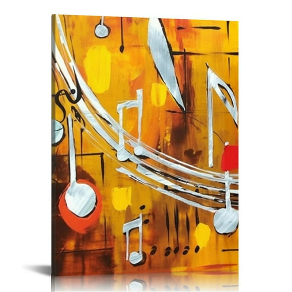Musical Abstract Art Painting