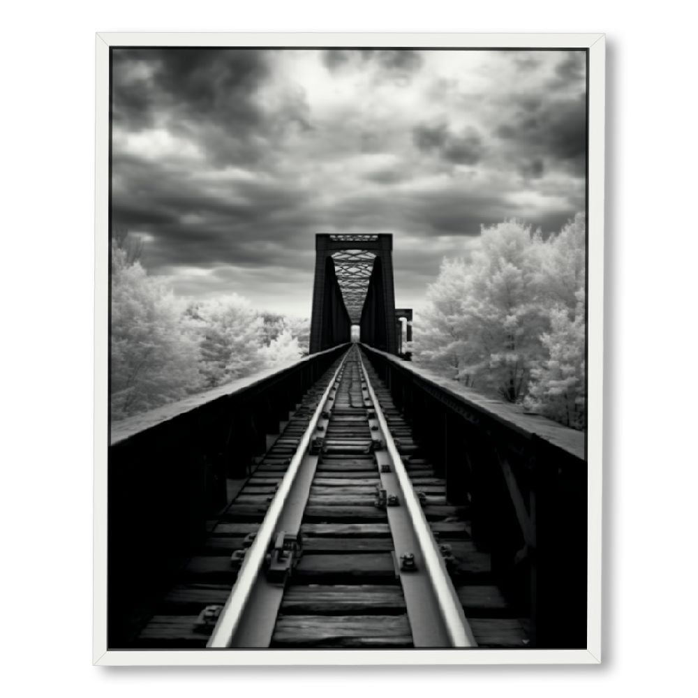 Nawypu Modern Canvas Painting Vintage Railway Modular Wall Art for ...