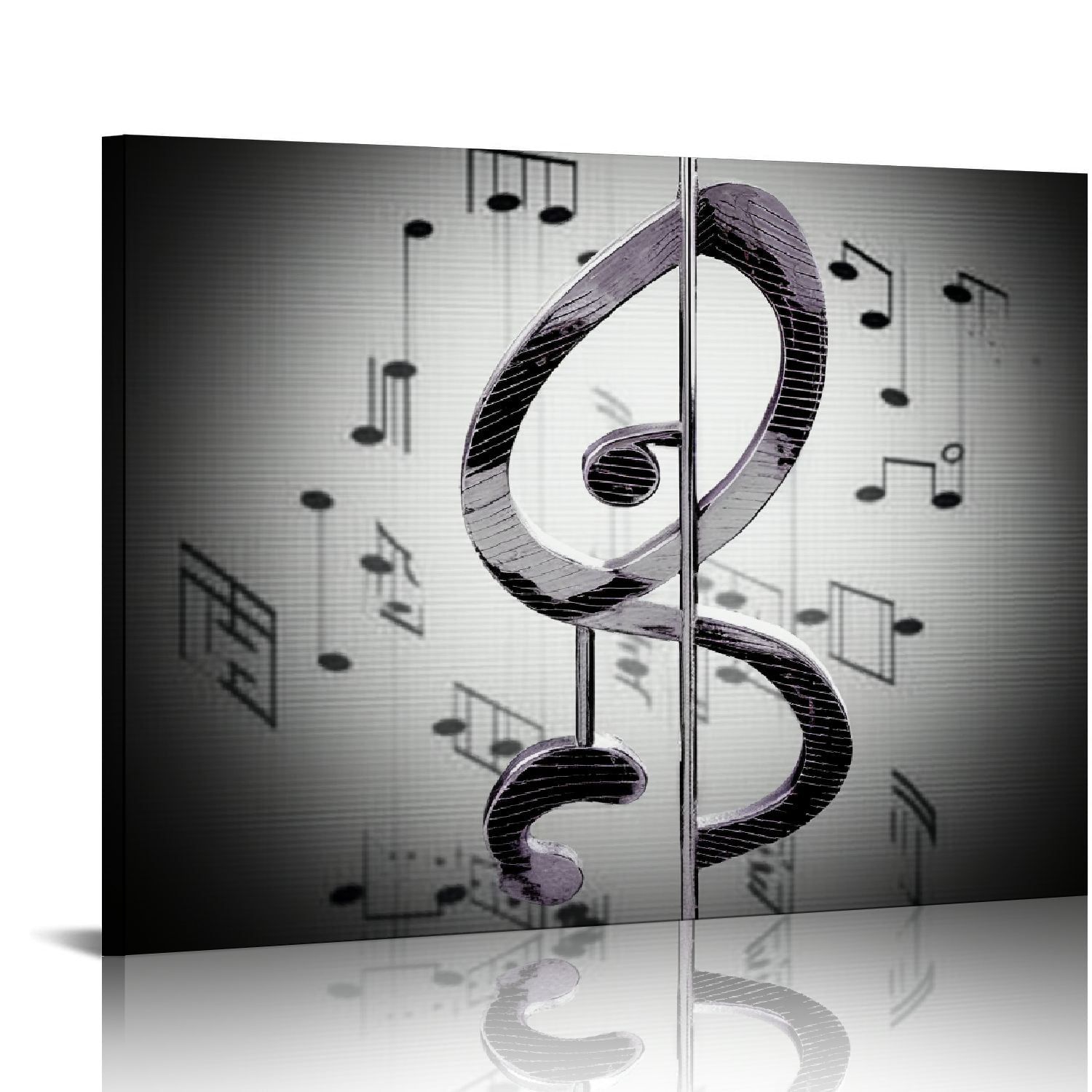 Nawypu Modern Music Posters Beating Stretched and Framed Music Notes ...