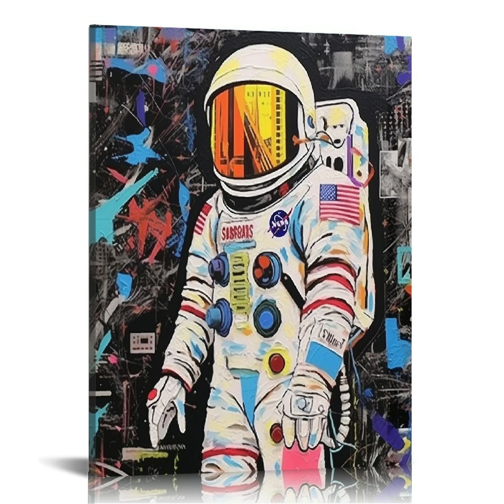 Nawypu Multi Panel Graffiti Canvas Wall Art - Graffiti Pop Street Art ...
