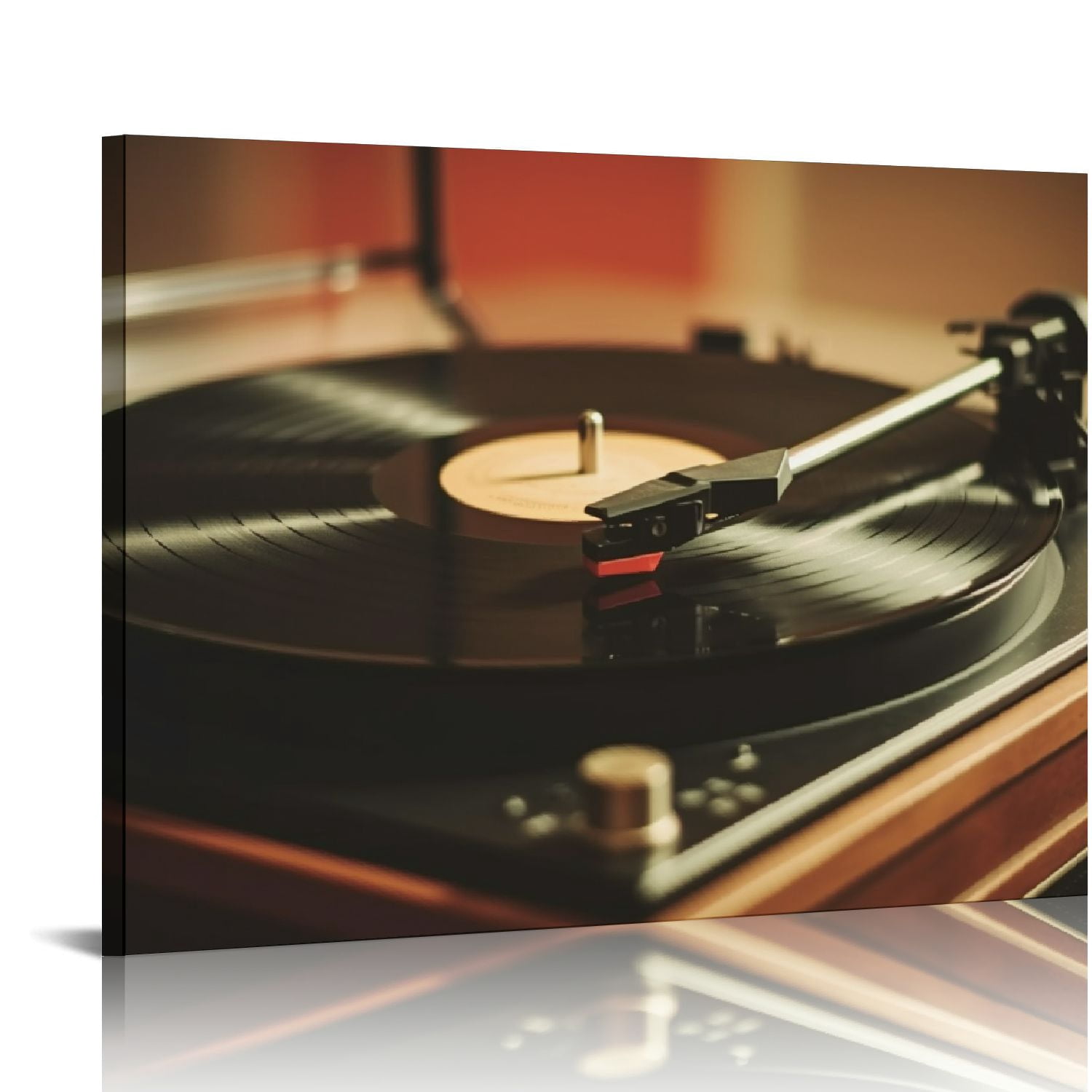 Nawypu Music Old Record Player Canvas Poster Bedroom Decor Sports ...