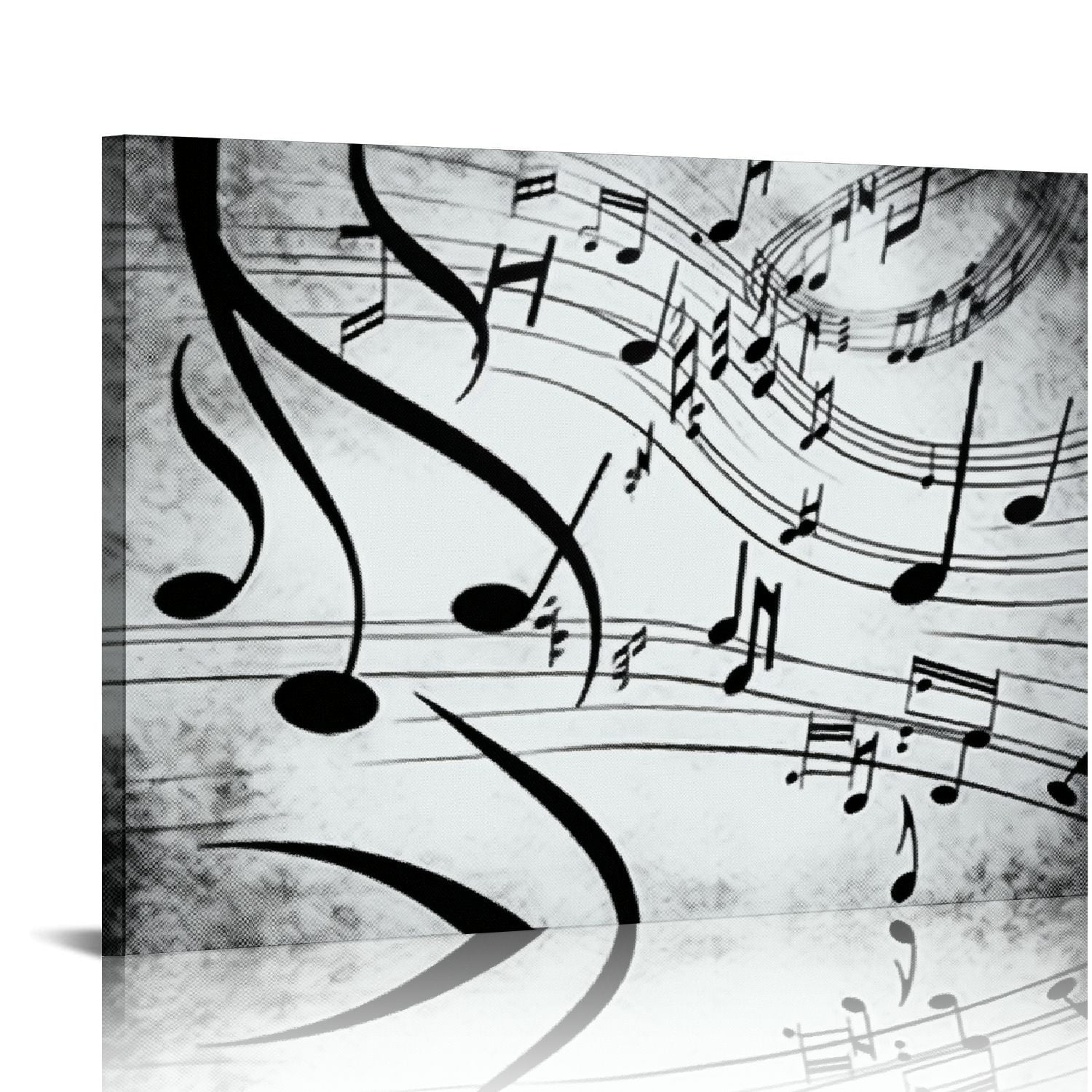 Nawypu Music Wall Art Decor Music Note Pictures Canvas Prints Beautiful ...