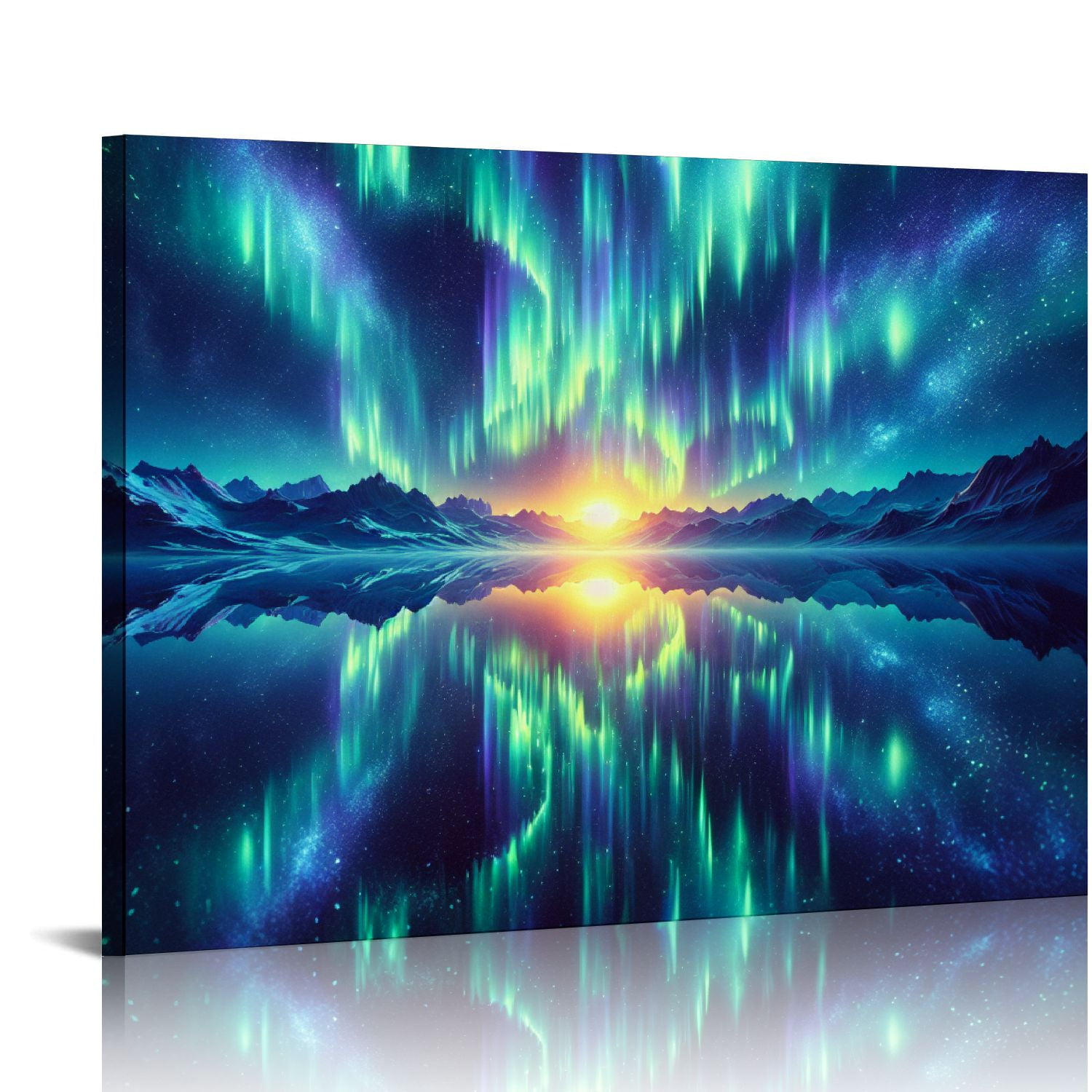 Nawypu Northern Lights Posters Northern Lights Pictures Canvas Wall Art ...