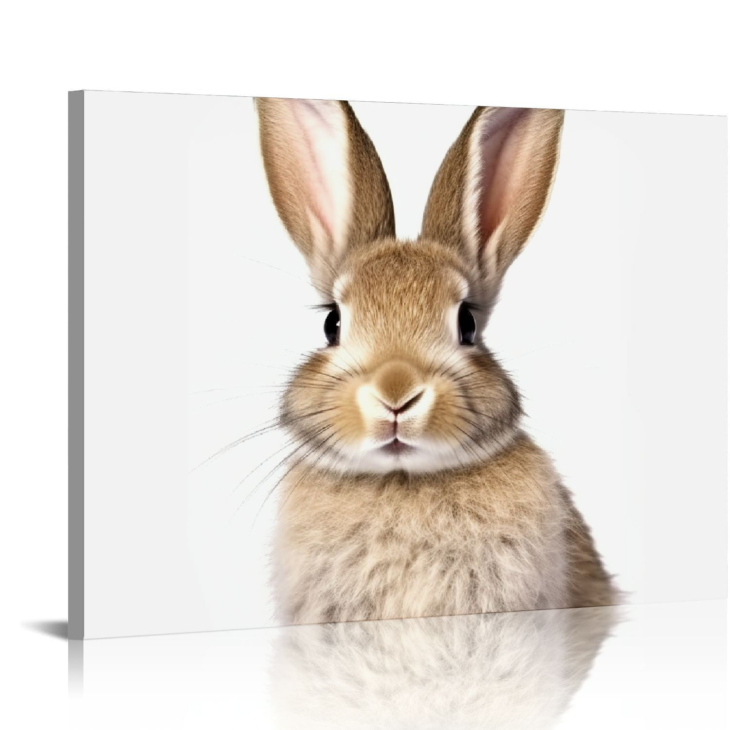 Awypu Nursery Wall Art Bunny Rabbit Canvas Print Wall Decor Woodland ...
