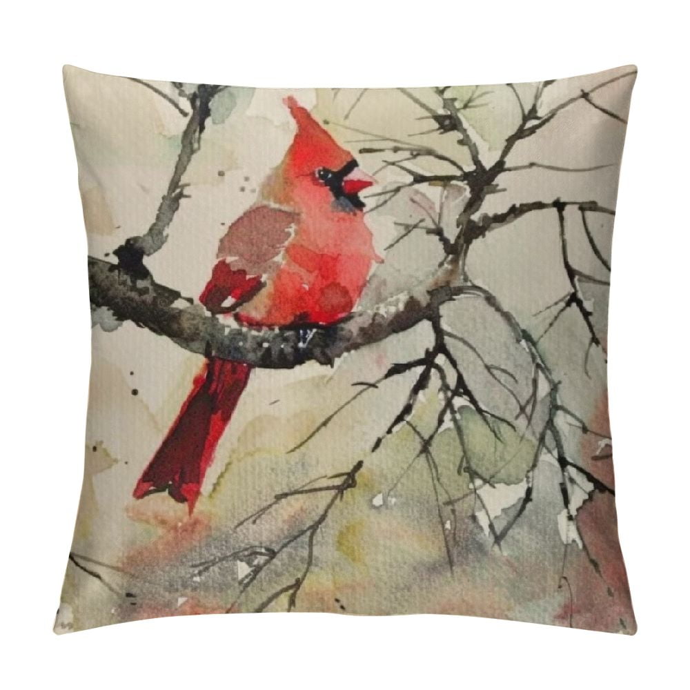 Nawypu Outdoor Spring Decorative Pillow Covers Watercolor Oil Painting ...