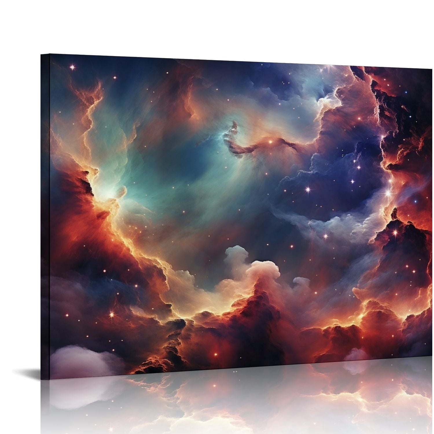 Nawypu Outer Space Starlight Wall Painting Prints on Canvas Wall ...