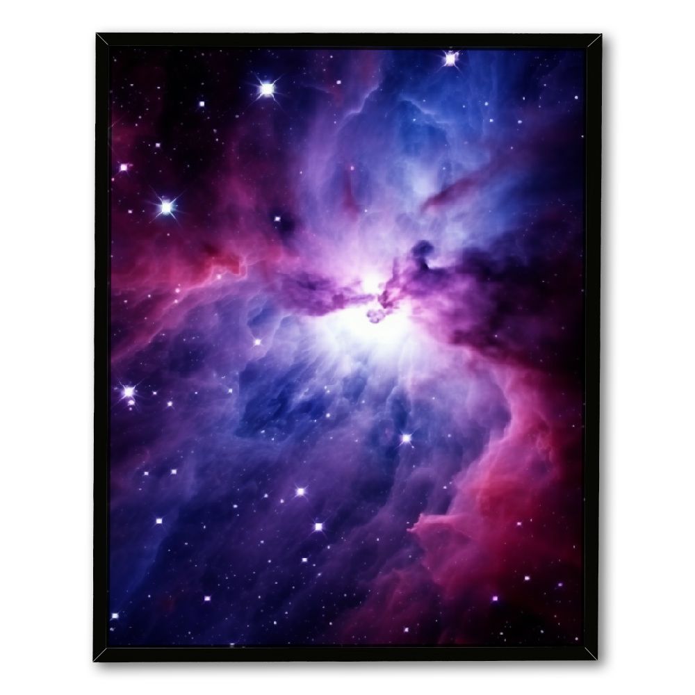 Nawypu Outer Space Wall Art Posters - Framed for Modern Home Decoration ...