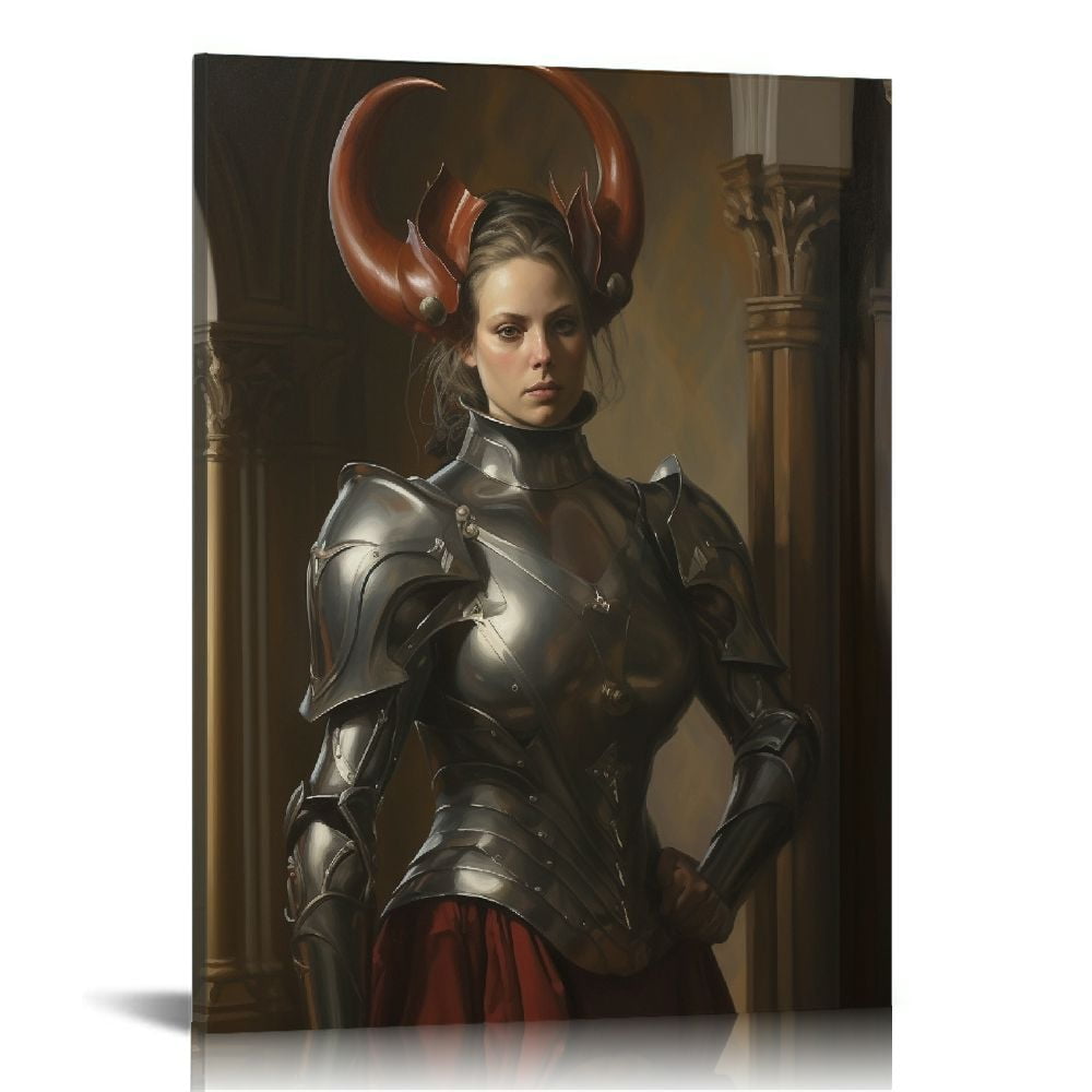 Nawypu Pallas Athena or Portrait Poster Canvas Print Wall Art Picture ...