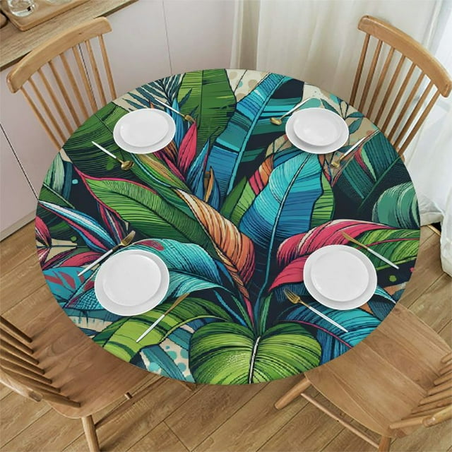 Nawypu Palm Leaf Watercolor Tropical Jungle Palm Tree Banana Leaves