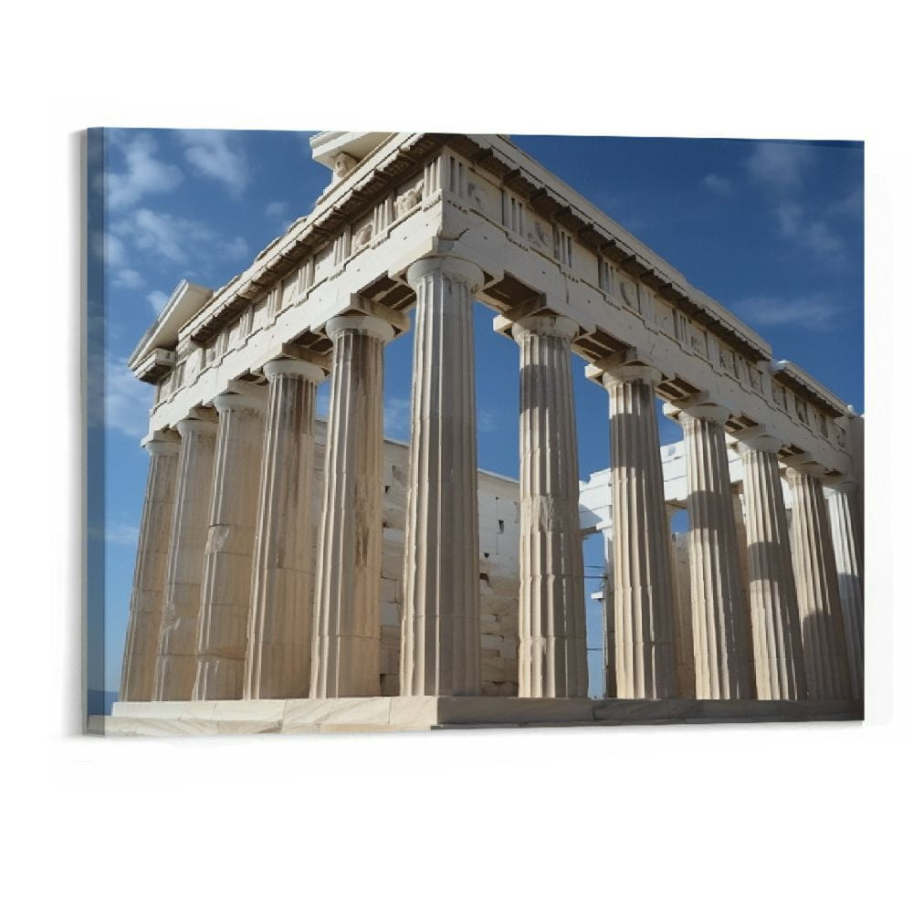 Nawypu Parthenon Temple Pictures Canvas Wall Art For Living room Prints ...
