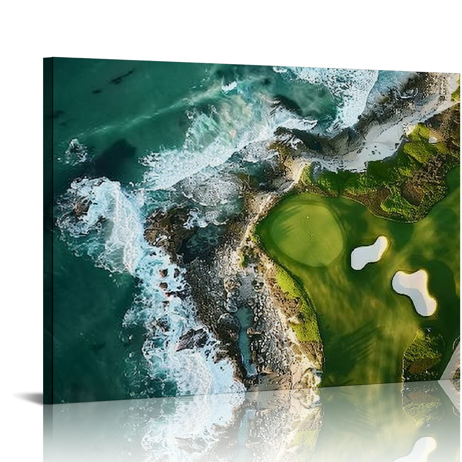 Nawypu Pebble Beach Golf Course Wall Art Prints California Coastilne ...