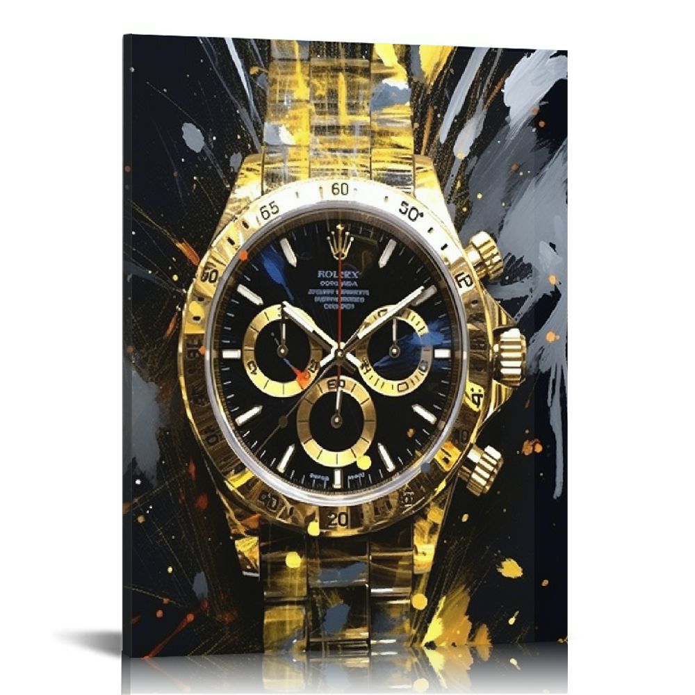 Nawypu 'Perpetual Time’ Inspirational Wall Art | Watch Canvas Print ...