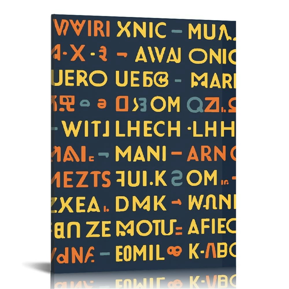 Nawypu Phonetic Alphabet Canvas Painting Airplane Decor Aviation Art ...