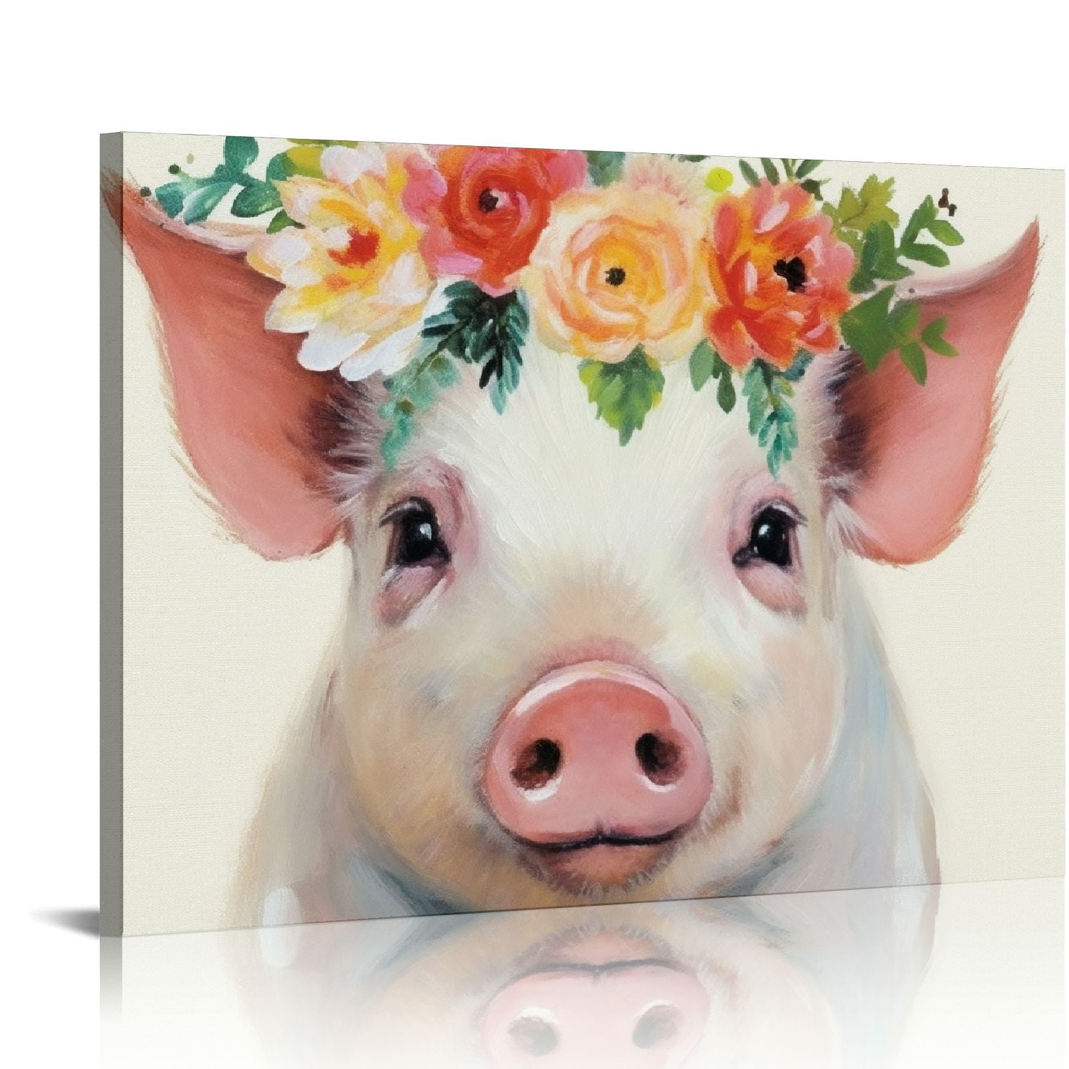 Nawypu Pig Decor Gifts for Pig Lovers: Farm Animal Pictures Cute Pig ...