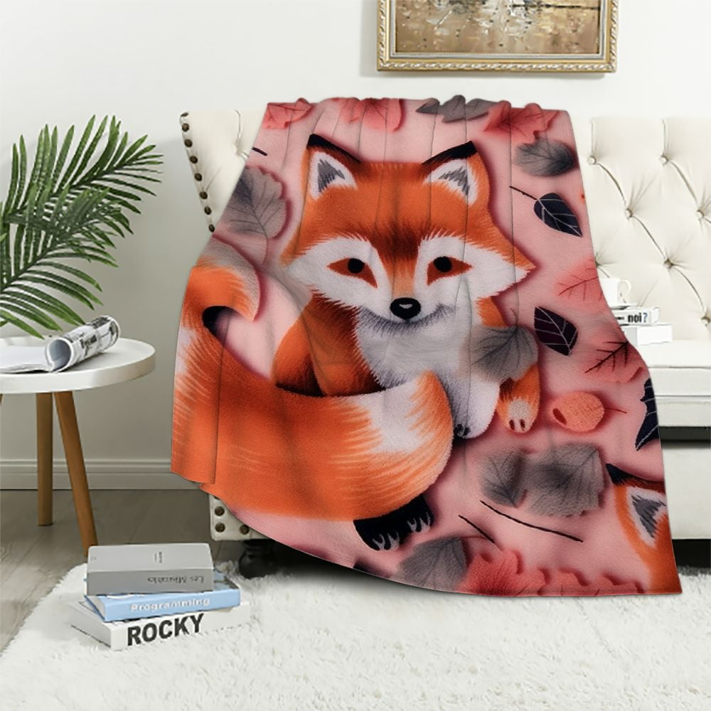 Nawypu Plush Flannel Sherpa Blanket for Girls Boys, Portable Reversible ...