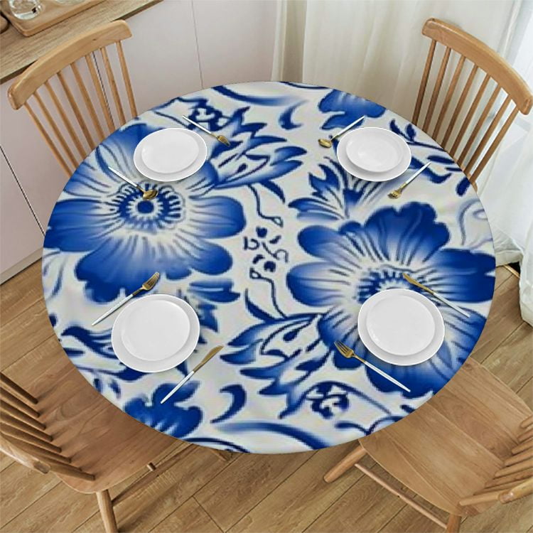 Nawypu Porcelain Style Traditional Pattern Colors Table Cover for ...