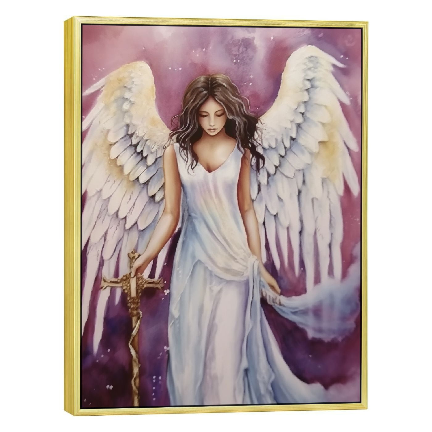 Nawypu Posters Abstract Angel Wall Art Guardian Angel Poster Angel ...