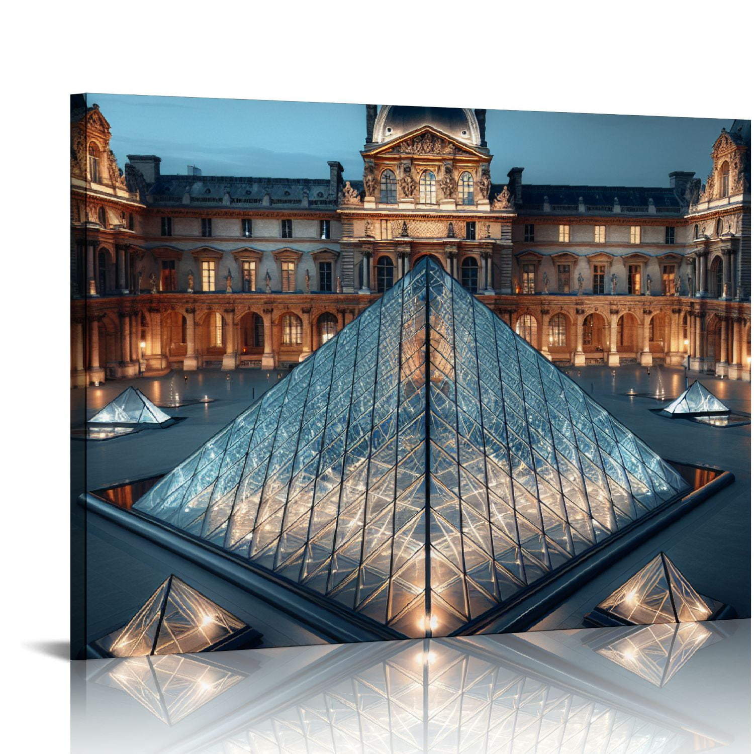 WERPE Posters for Bedroom The Louvre Contracted Poster Frame Bedroom ...
