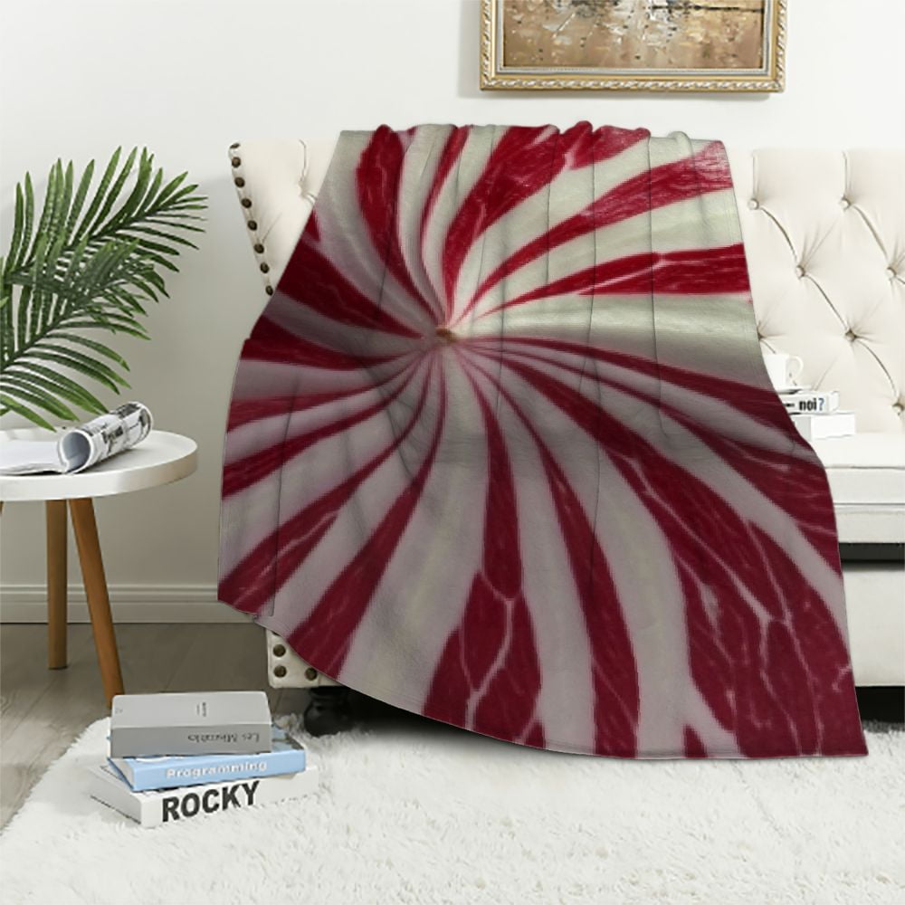 Nawypu Purple Cabbage Blanket, Purple Cabbage Throw Blanket, Round ...